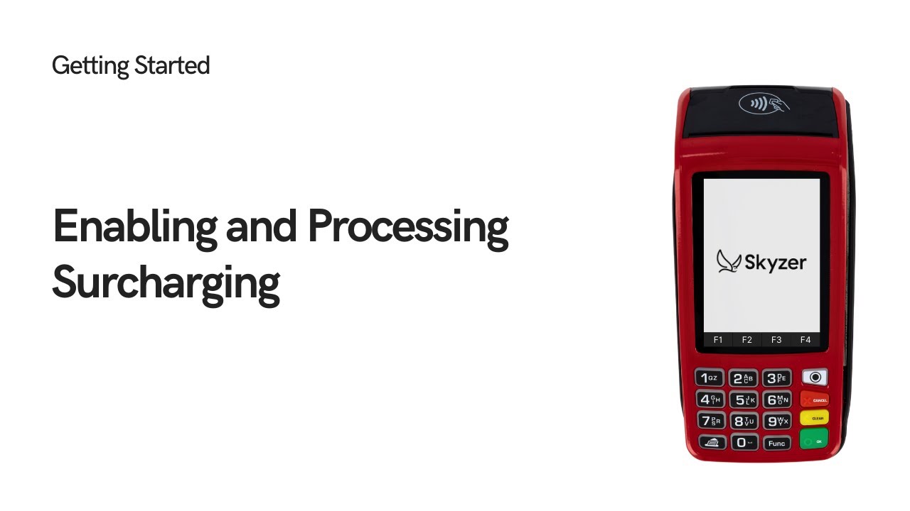 Surcharging: How to Set up and Process Surcharges on Your EFTPOS Terminal