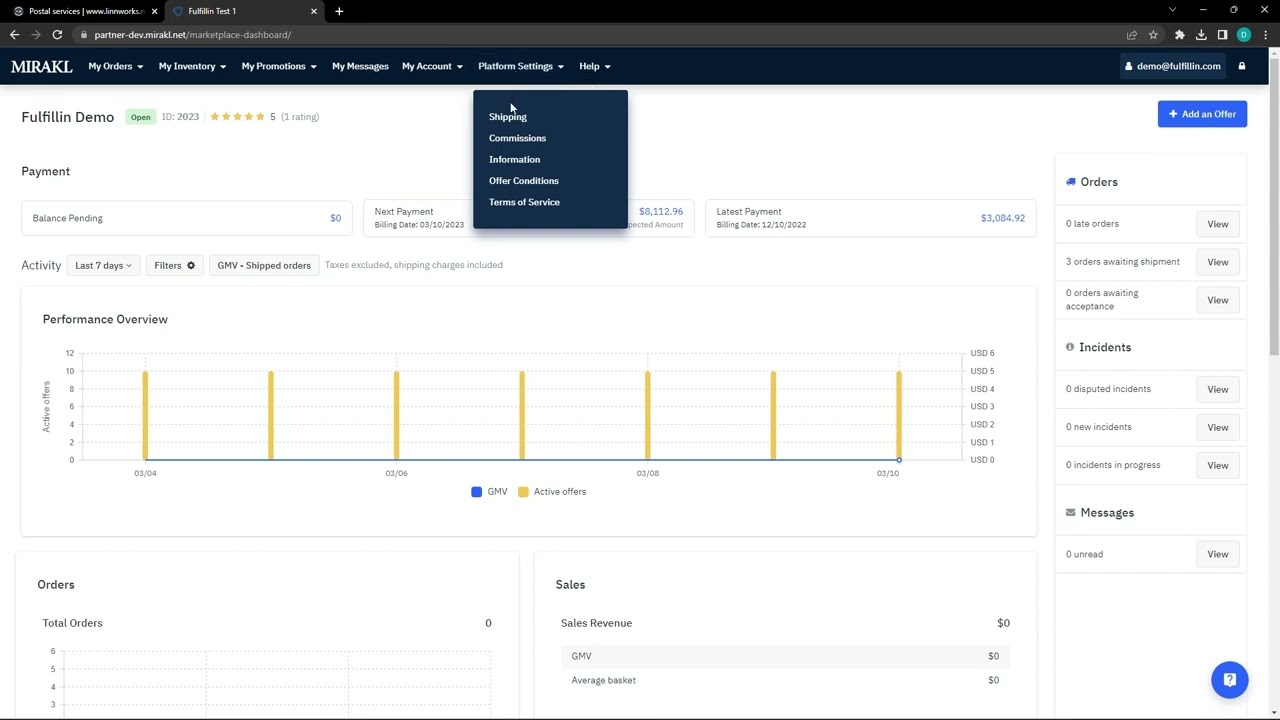 Linnworks Mirakl Shipping Mapping Tutorial