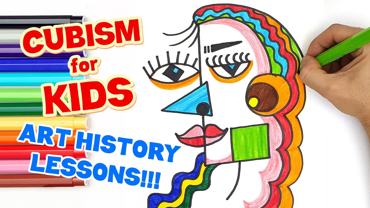 CUBISM FOR KIDS! | ART HISTORY LESSONS (WHO IS PABLO PICASSO?)