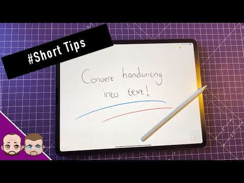 Apple Pencil: Convert Handwriting To Text #Shorts tips