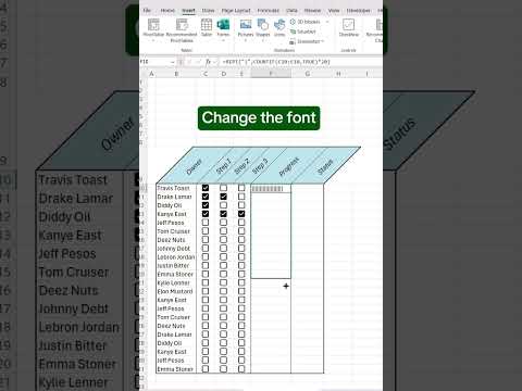 📊 Excel Project Tracker: Easily Manage & Track Projects Like a Pro! 🔥 #ProjectTracker #excelhacks