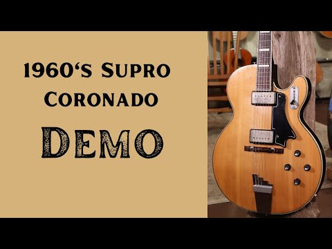 Supro Coronado 1961 - Natural | Reverb