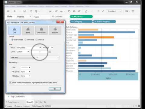 How to create a custom name for a reference link in Tableau