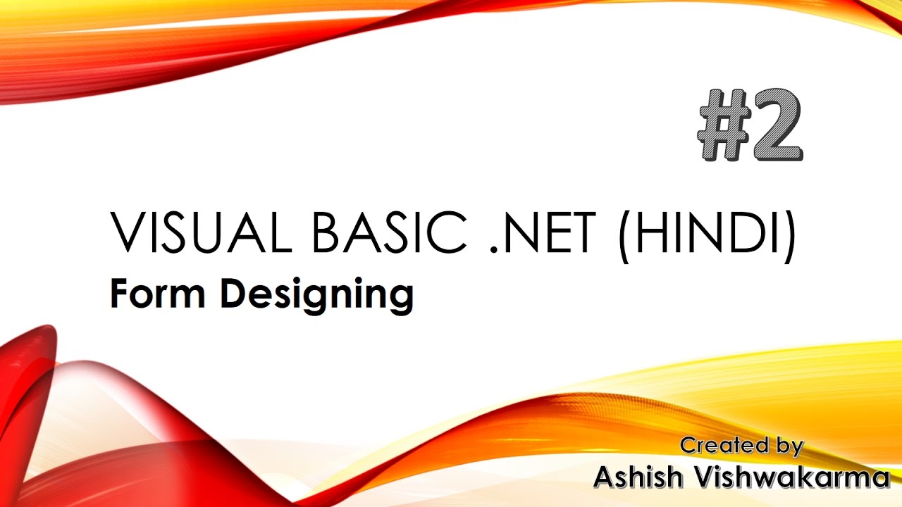 Visual Studio Form Designing (Hindi)