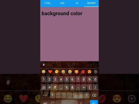 #background body color & Text color #video #viral #html
