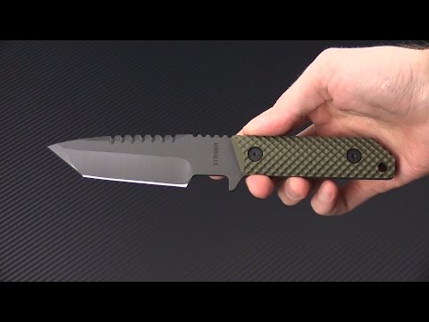 Strider HT-T-GG Tanto Gunner Grip Green | GPKNIVES.com