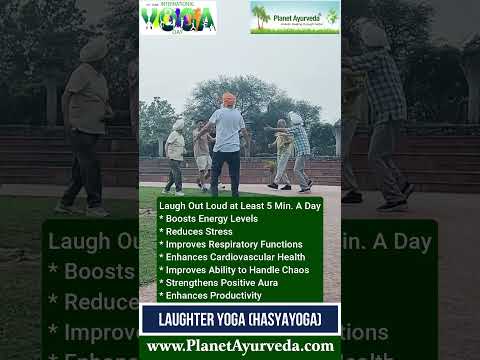 LAUGHTER YOGA / HASYAYOGA FOR ELDERLY - Don't Forget to Laugh Out Loud to Live Gracefully #PowerYoga