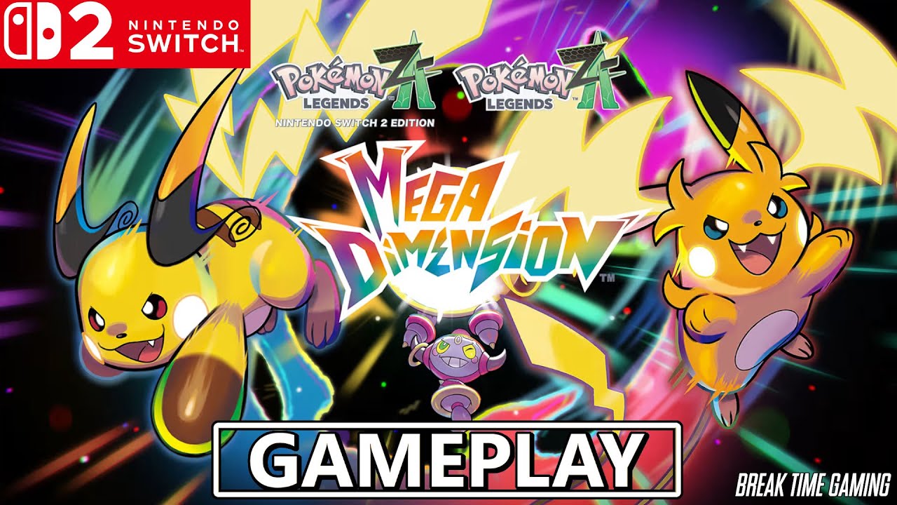 Pokemon Legends Z A - Mega Dimension DLC Nintendo Switch 2 Gameplay