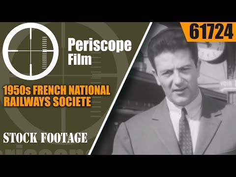 1950s FRENCH NATIONAL RAILWAYS SOCIETE NATIONALE DES CHEMS DE FER FRANCIAS SNCF 61724