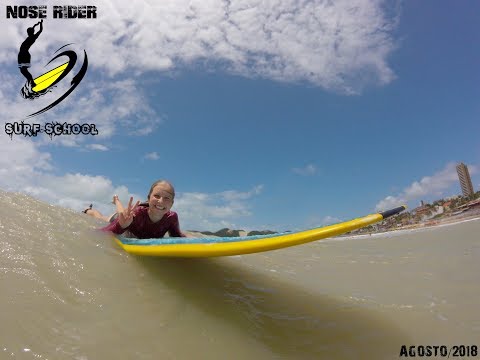 Surf classes in Ponta Negra-Natal-Brazil
