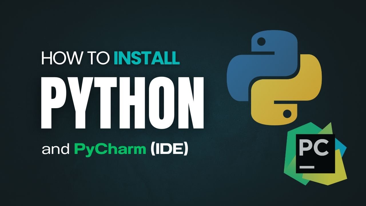 How to Install Python and PyCharm (Beginner Friendly Tutorial 2025)