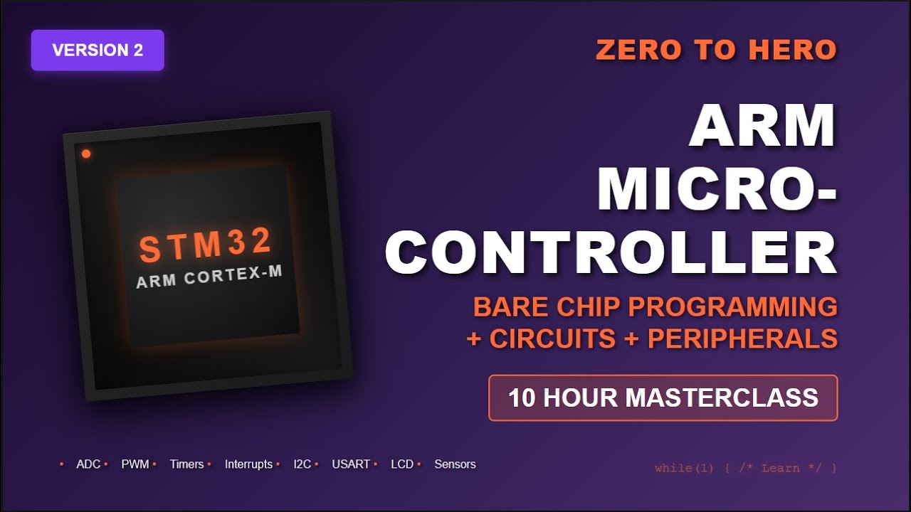 [OLD VERSION - SEE V3] Learn STM32 Microcontroller Programming - Full Course