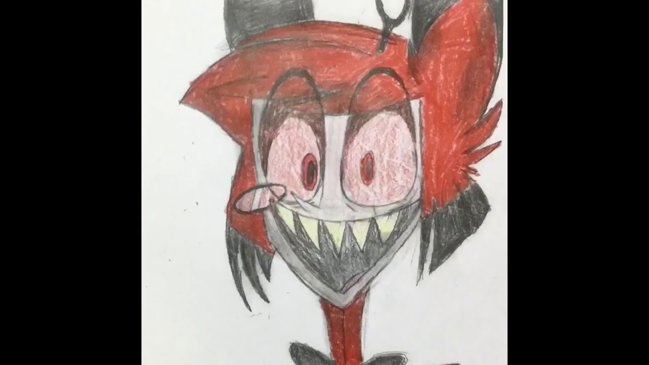 Alastor Maybe GIF drawn
