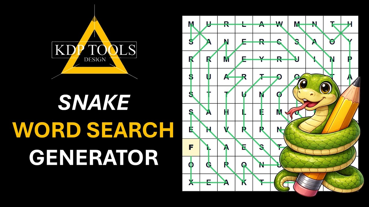 Snake Word Search Generator