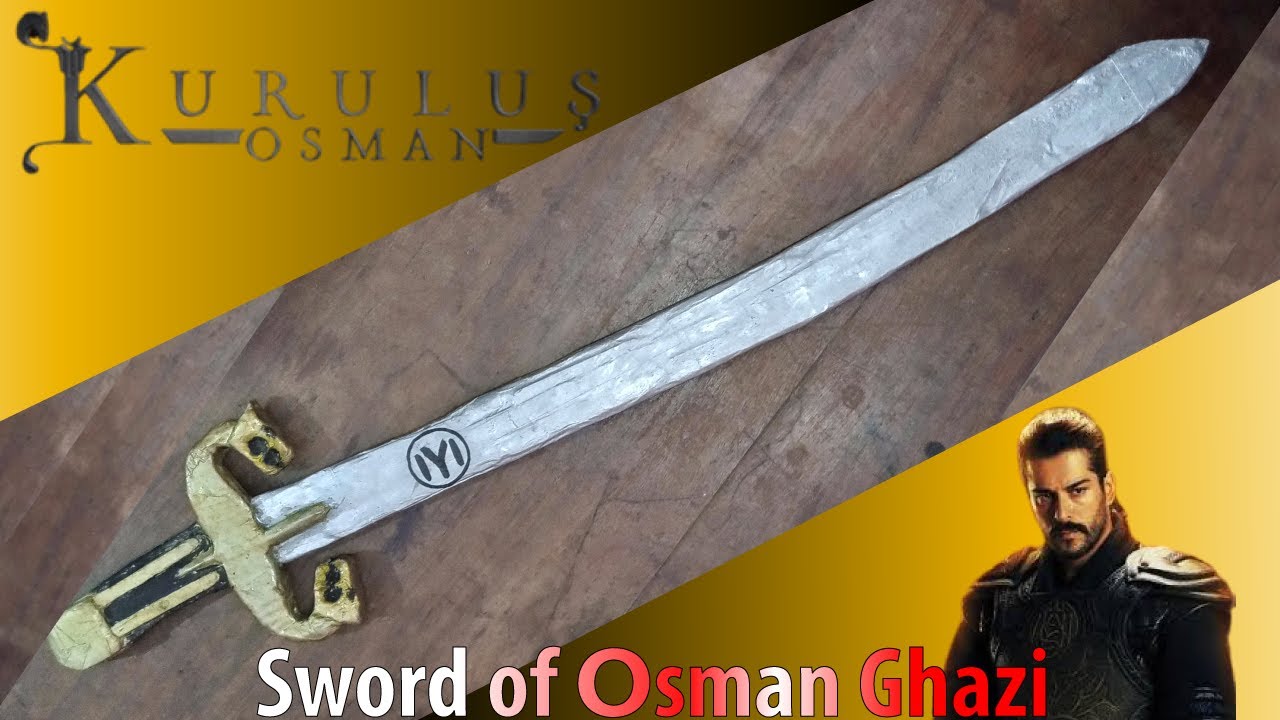 How to make Osman Ghazi Sword with cardboard | IYI/Ottoman | Creations of Taha