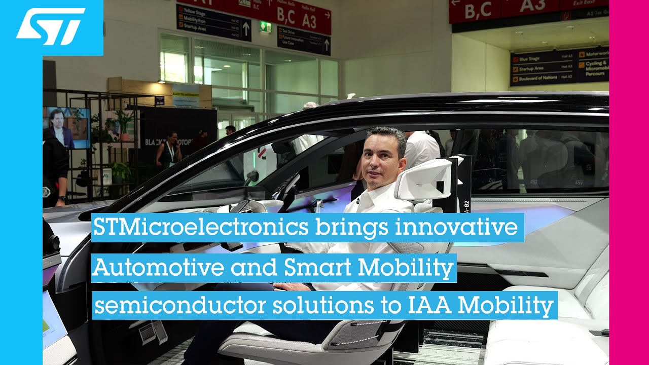 ST brings innovative Automotive and Smart Mobility semiconductor solutions to IAA Mobility