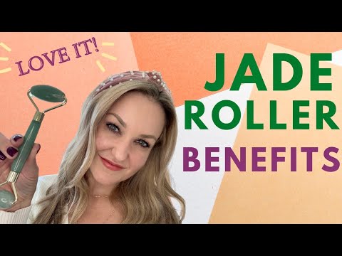 Jade Face Roller π | (why you NEED ONE & how to use it) | Amazon find you will LOVE