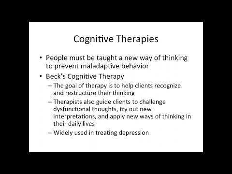 Understanding Models of Abnormality- Cognitive Factors and Treatment