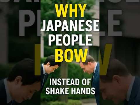 Why Japanese People Bow Instead of Shake Hands 🙇‍♂️ (The Meaning Behind the Gesture)