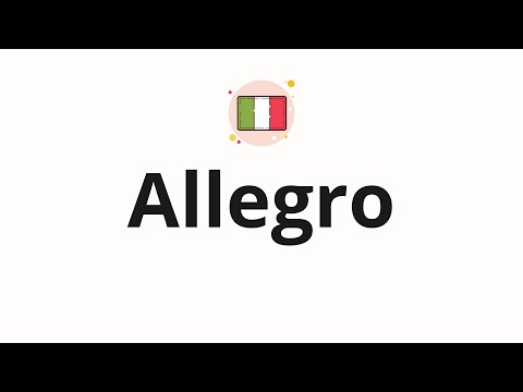 How to pronounce Allegro