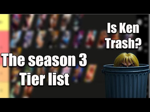 Who is the best character!? Season 3 tier list! Street fighter 6