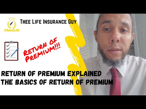 GUARANTEED MONEY BACK LIFE INSURANCE! WHAT IS AN ROP??