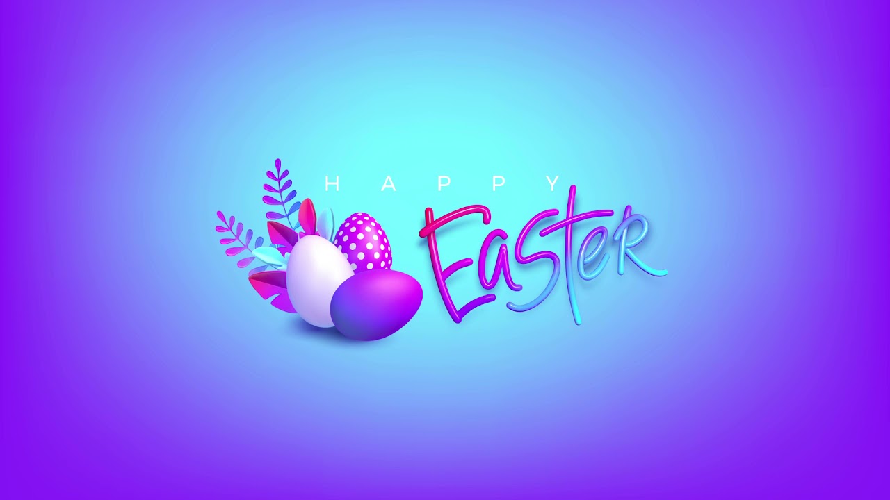 Happy Easter Animation Banner 2021