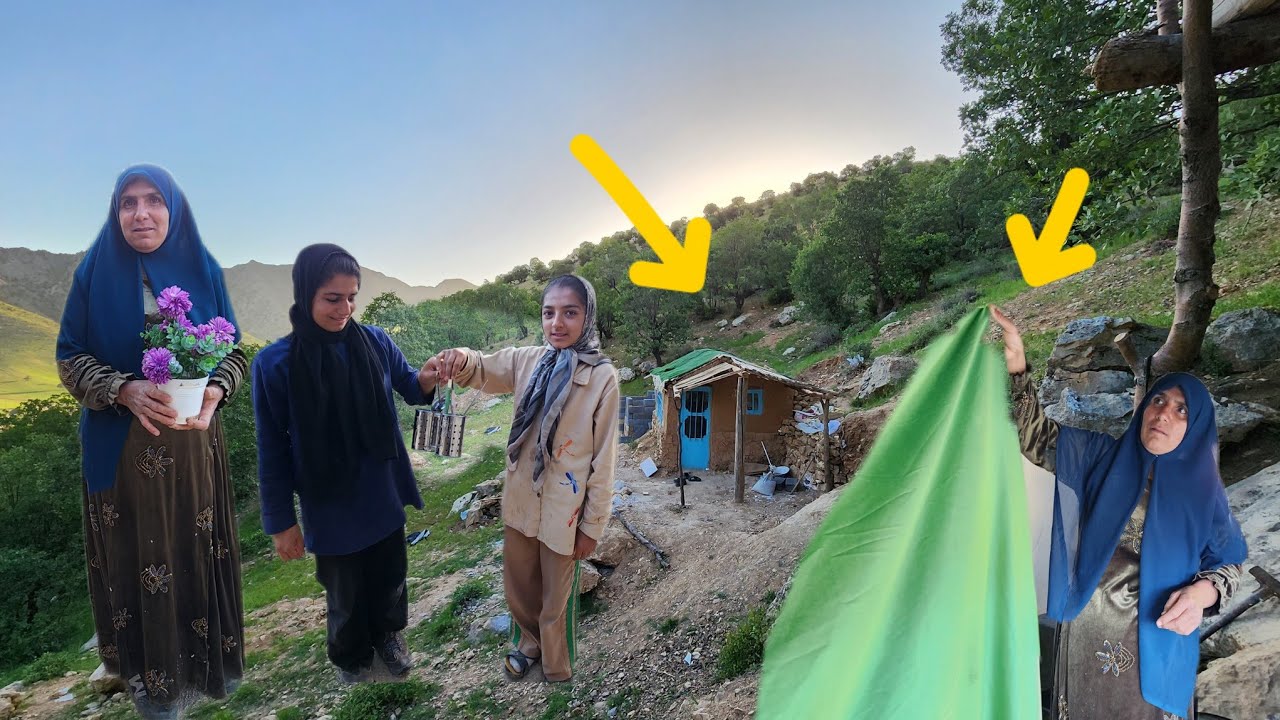 A mother's effort to build a mountain house and the operator's sincere thanks to the mother