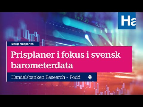 Prisplaner i fokus i svensk barometerdata