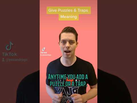 Give Puzzles & Traps Meaning #dnd #dnd5e #dungeonsanddragons #dmtips #gmtips #ttrpg