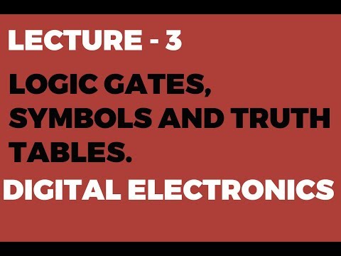 Logic Gates | Symbols and Truth Tables | Digital Electronics