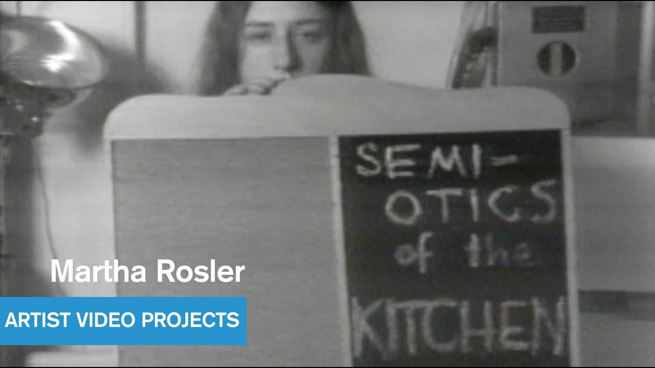 Martha Rosler - Semiotics of the Kitchen - West Coast Video Art - MOCAtv