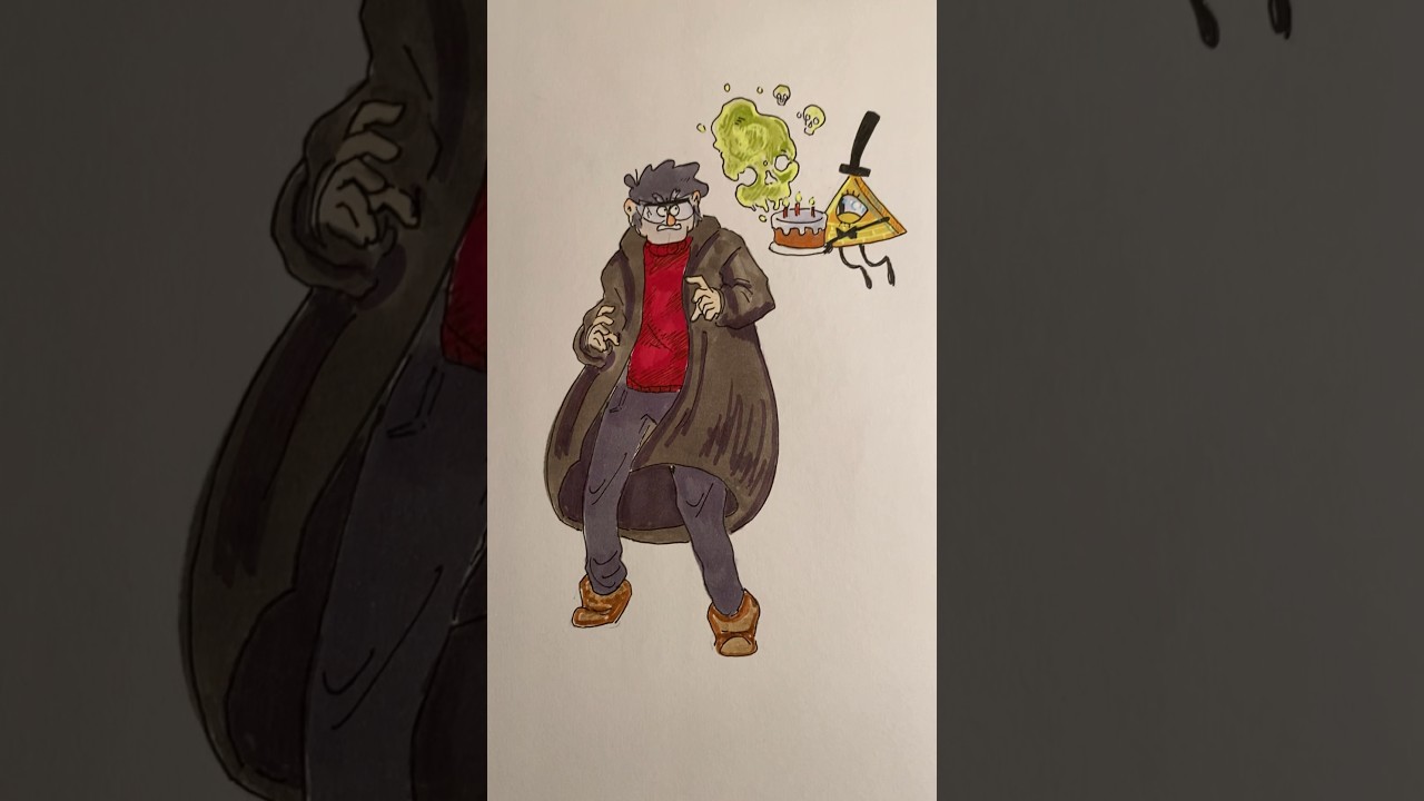 “I can’t decide” #gravityfalls #drawing #bookofbill #art #billcipher #gravityfallsbill