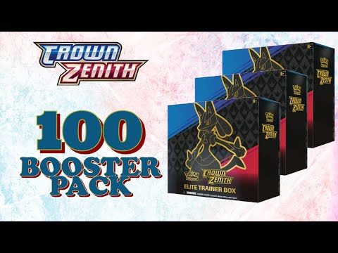 Crown Zenith 100 Pack opening. INSANE PULL RATE