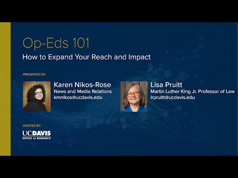 Op Eds 101 - How to Expand Your Reach & Impact