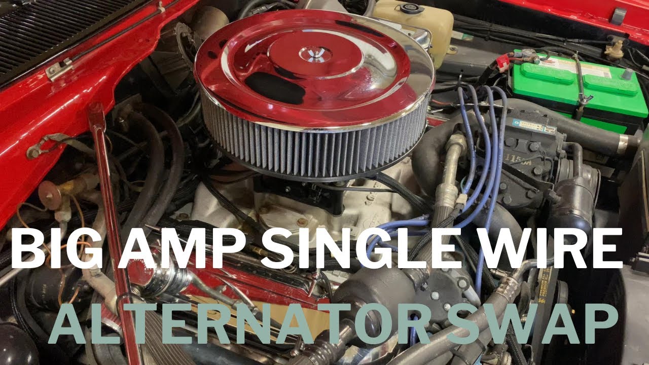 Big Amp Single Wire Alternator Swap