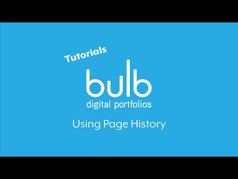 Using Page History