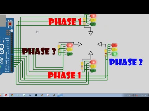Programming adjustable Arduino UNO Traffic Light simulator for basic ...