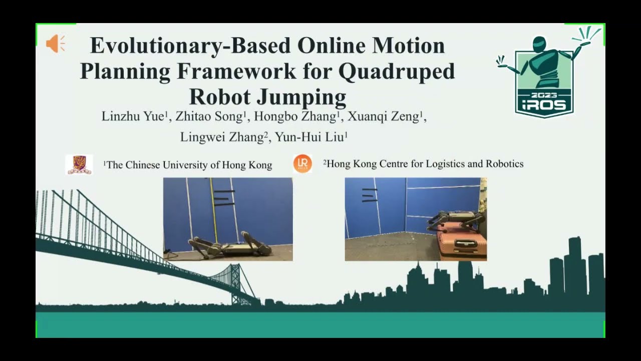 Evolutionary-Based Online Motion Planning Framework for Quadruped Robot Jumping