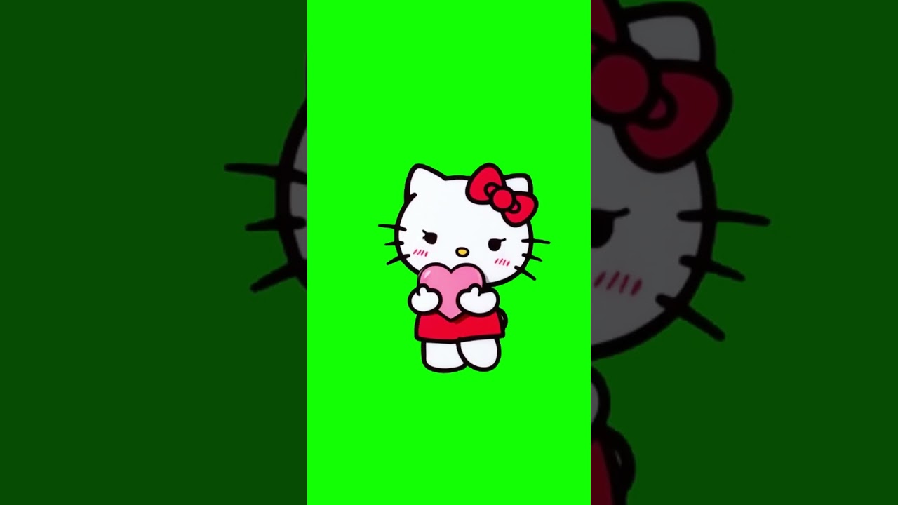 hello Kitty Green Screen