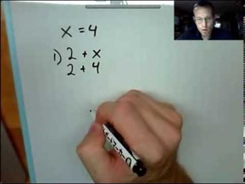 Subtitute for a Variable - Definition & Examples - Expii