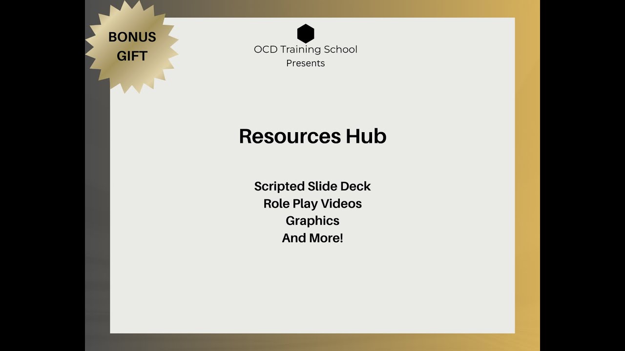 How to Use OCD Training School's Resources Hub