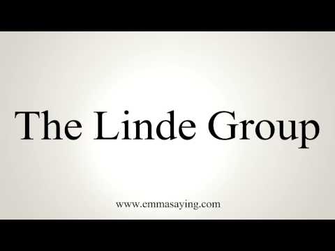 How to Pronounce The Linde Group
