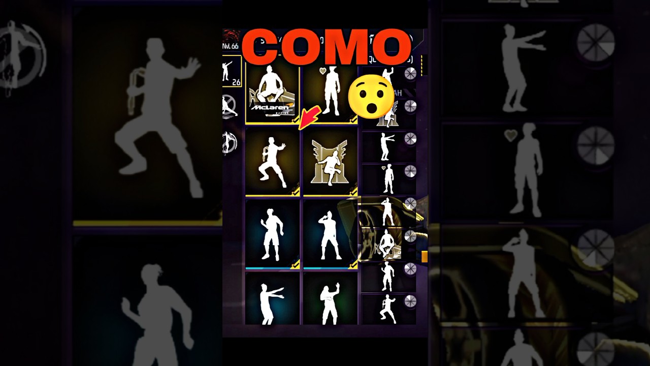 COMO TENER EMOTES GRATIS EN FREE FIRE 2023