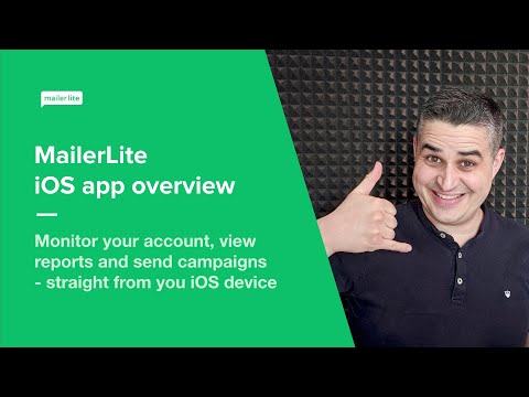 iOS app overview - How to effectively use the MailerLite manager iOS app