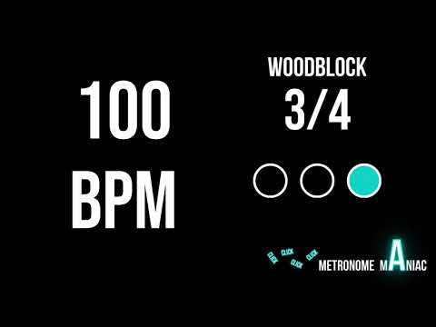 3/4 Metronome 100 BPM
