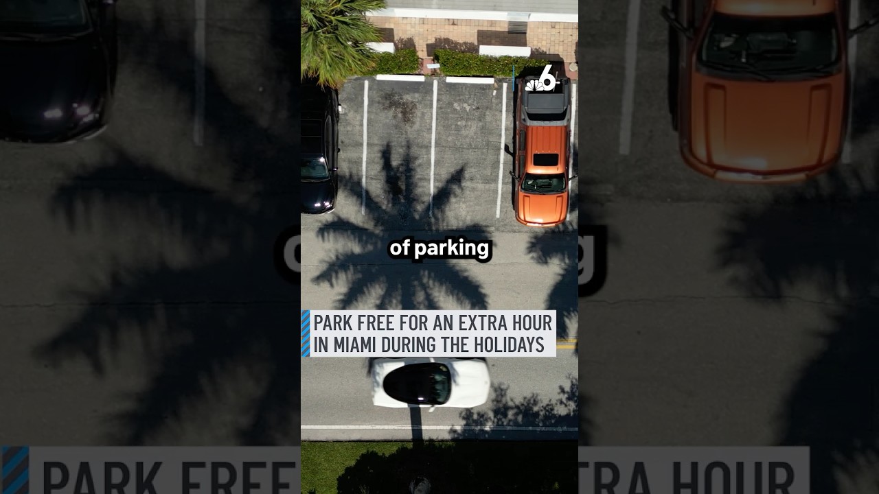 Here’s how you can park an extra hour for free in Miami this holiday season