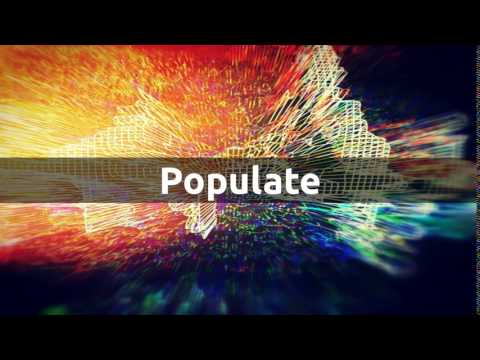 How to pronounce populate in English?