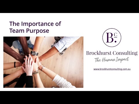 The Importance of Team Purpose