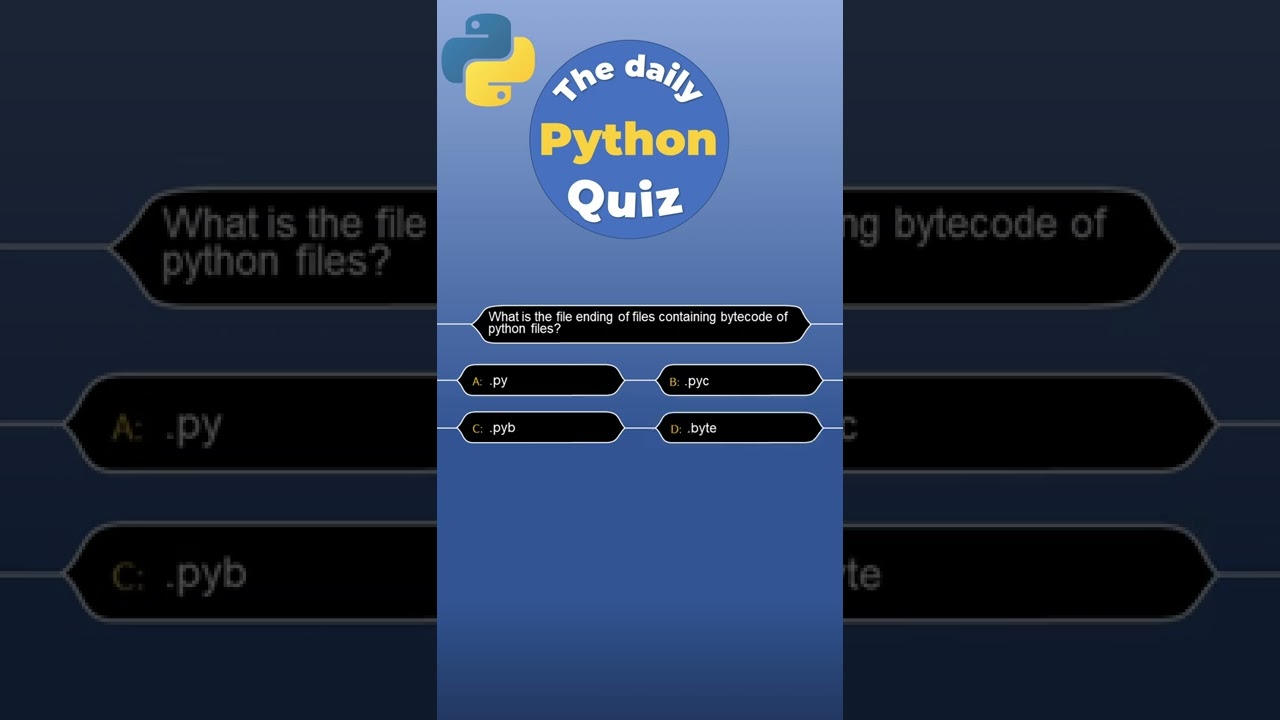 The daily Python quiz - Bytecode files #python #quiz #programming #pythonquiz